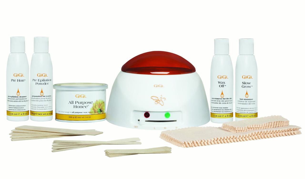 GiGi All Purpose Honee Waxing Kit – Complete Hair Removal System ...
