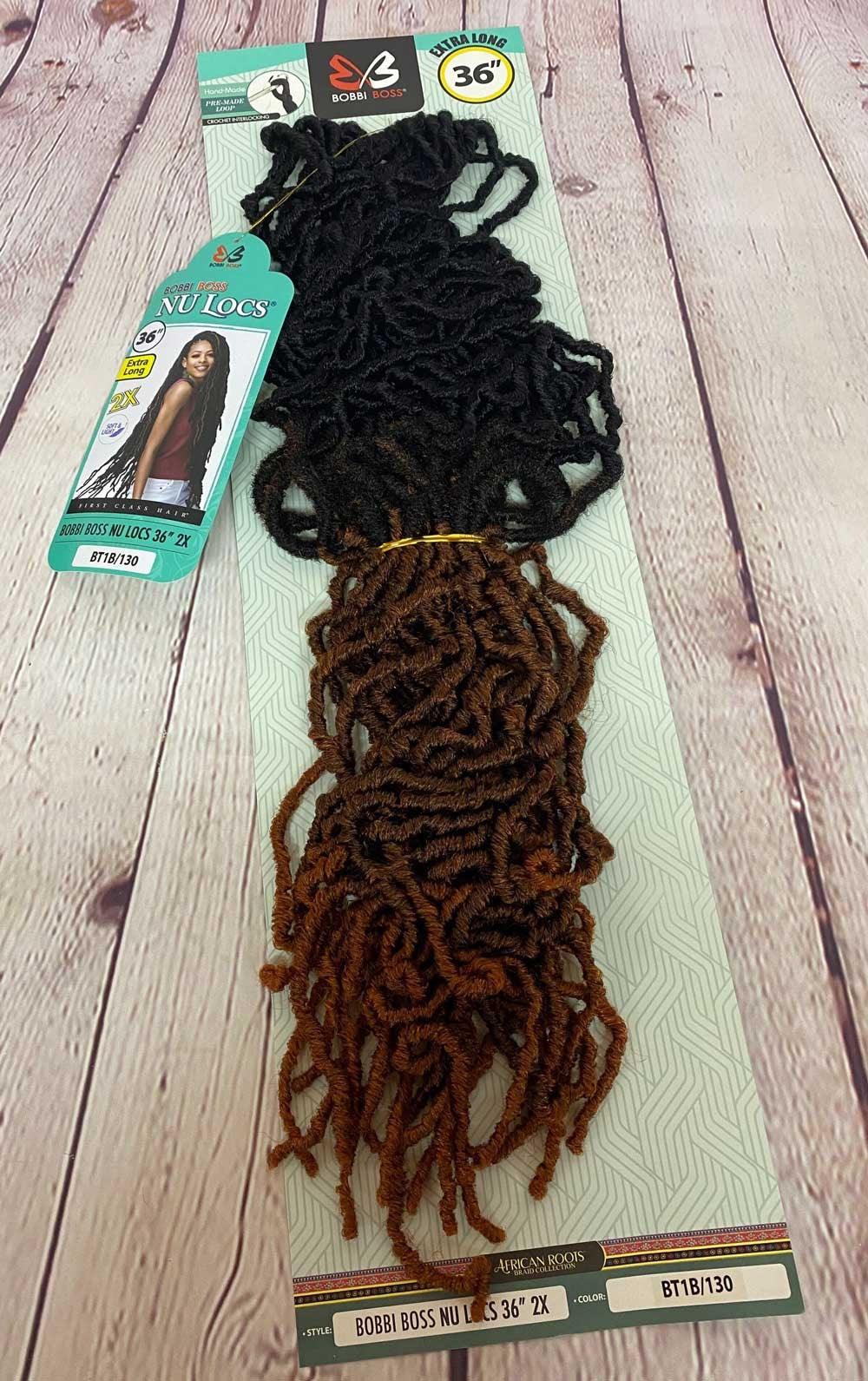 Bobbi Boss Synthetic Crochet Braid Nu Locs 36" 2x PACK | Elevate Styles