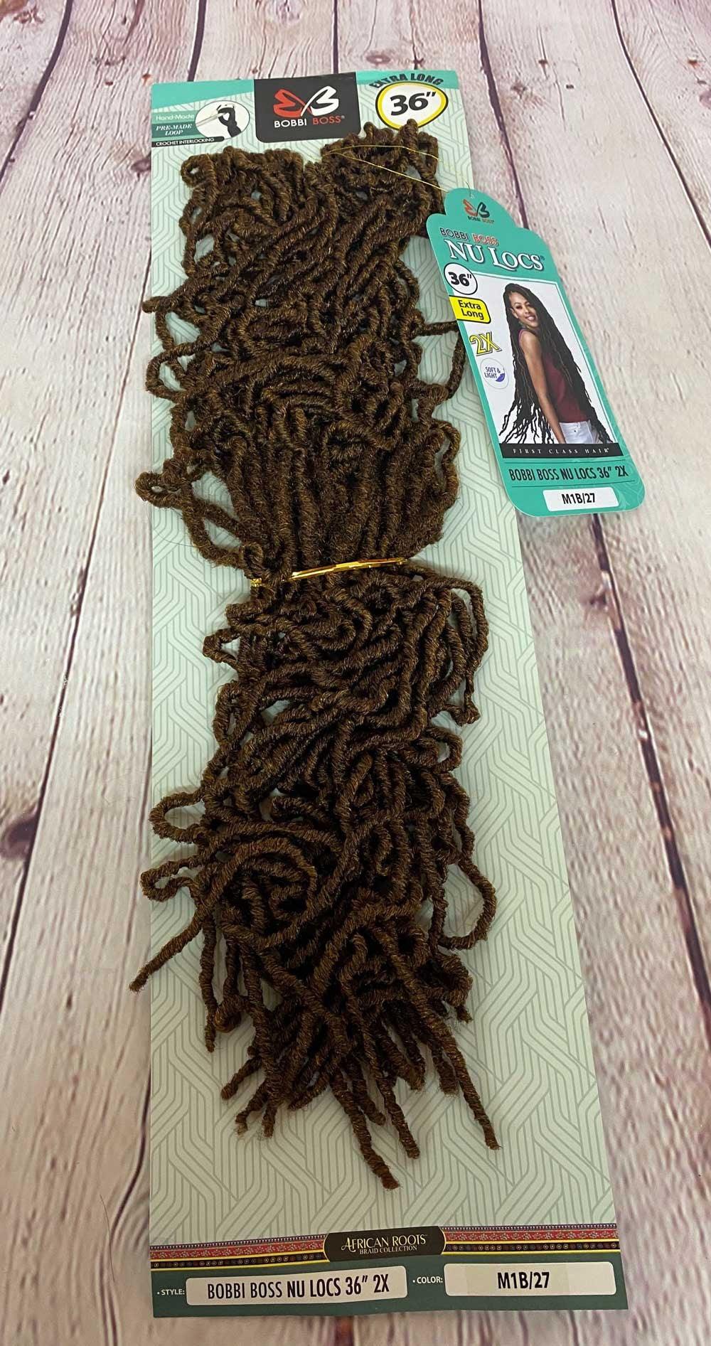 Bobbi Boss Synthetic Crochet Braid Nu Locs 36" 2x PACK | Elevate Styles