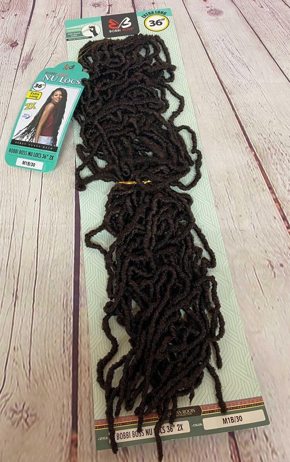 Bobbi Boss Synthetic Crochet Braid Nu Locs 36" 2x PACK | Elevate Styles