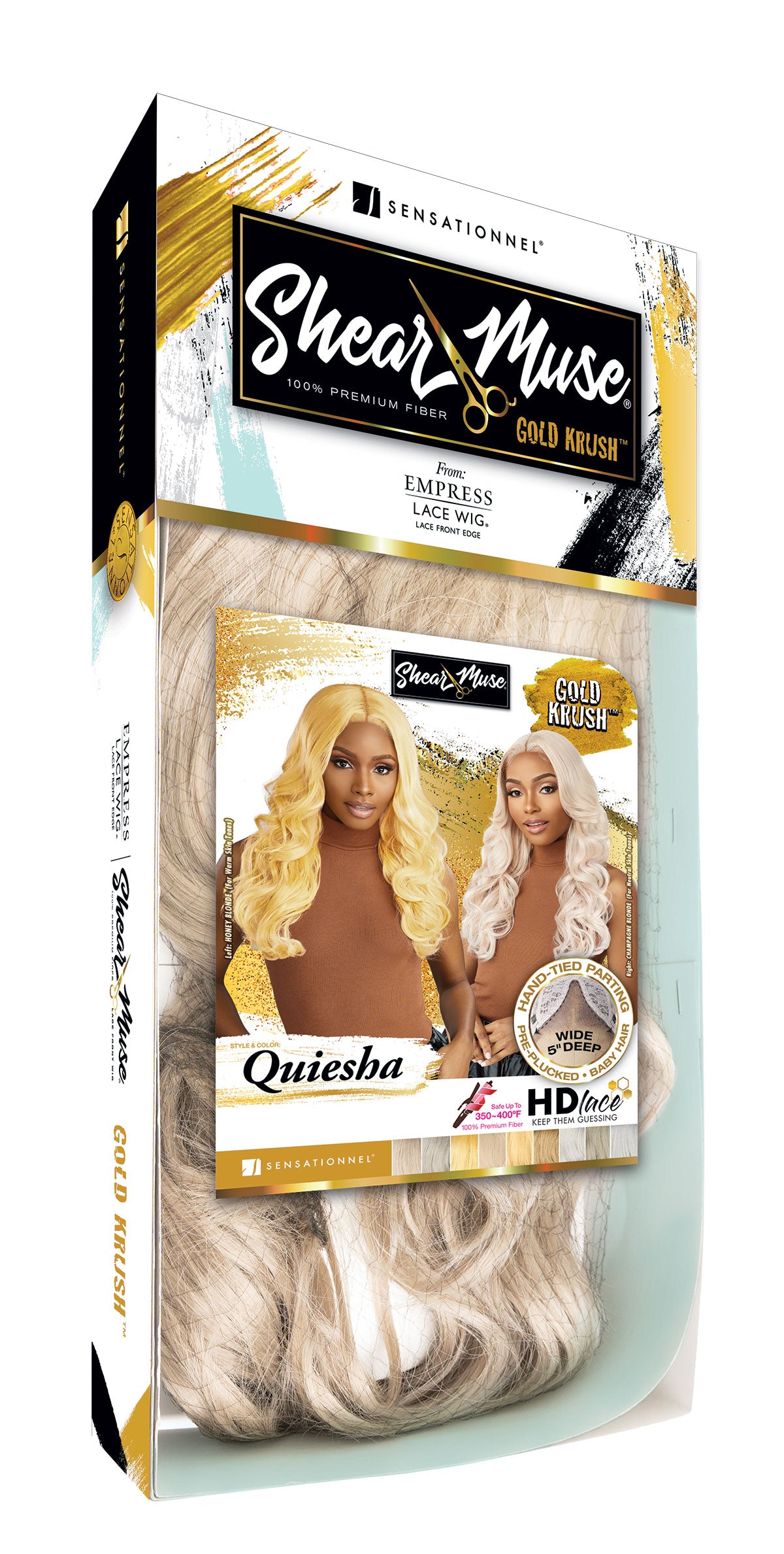 Sensationnel HD Lace Shear Muse™ Lace Front Neon Wig Queisha LS3QUIE ...