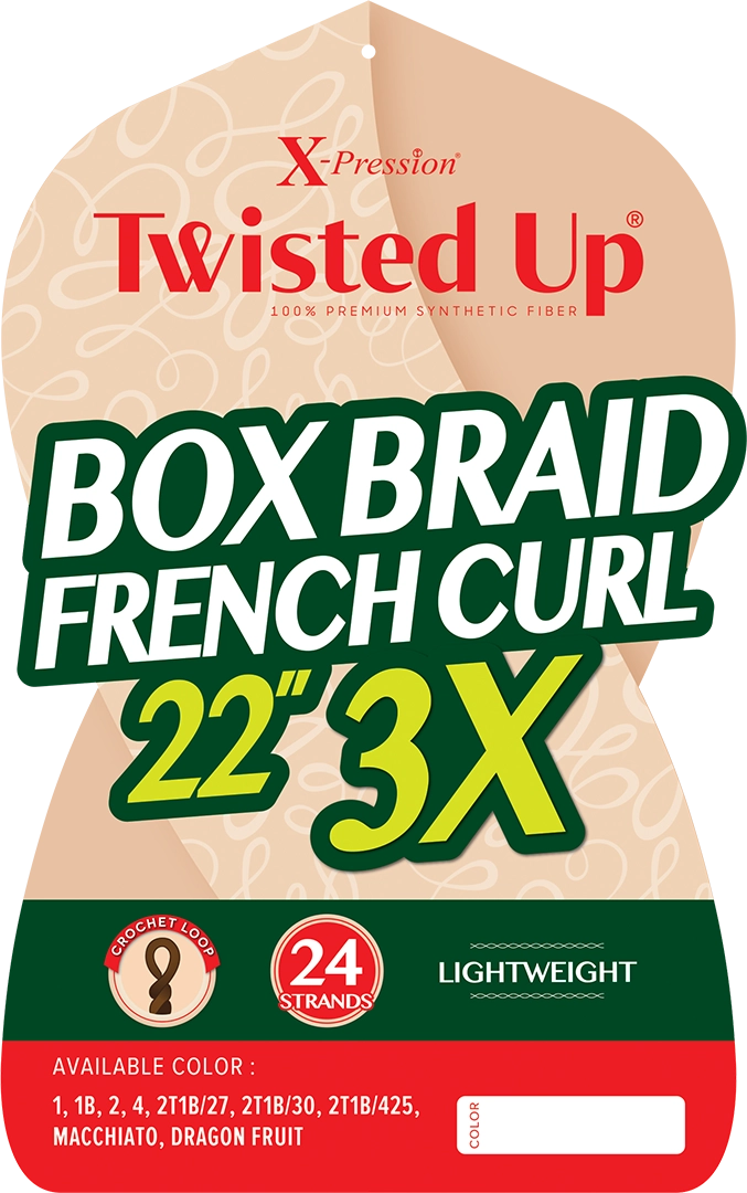 Outre X Pression Twisted Up Box Braid French Curl 22" 3X – Elevate Styles