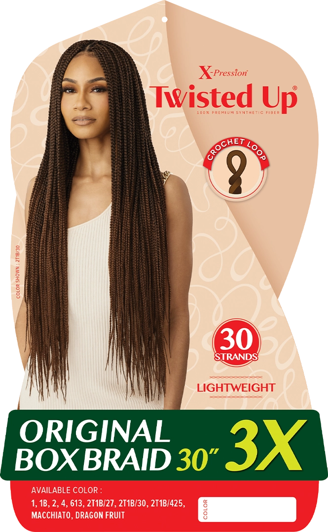 Outre X Pression Twisted Up Original Box Braid 30" 3X – Elevate Styles