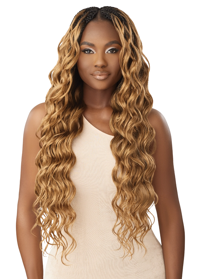 Outre X Pression Twisted Up Boho Wet And Wavy Vibe Ocean Braid 24 3x