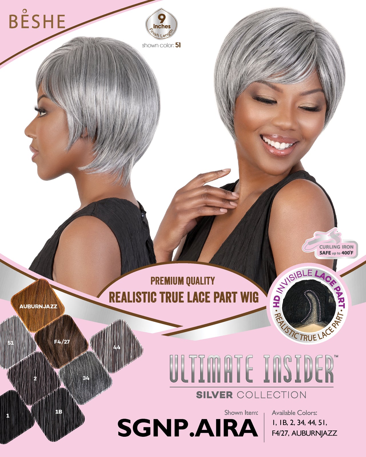 Beshe Ultimate Insider Collection Wig SGNP AIRA | Elevate Styles