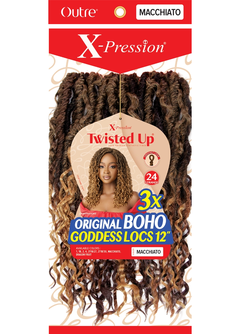 Outre X Pression Twisted Up Original Boho Goddess Locs 12" 3X – Elevate ...