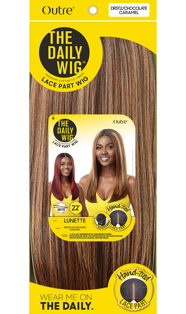 Outre The Daily Wig Premium Synthetic Hand-Tied Lace Part Wig Lunette ...