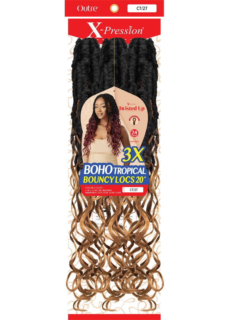 Outre X Pression Twisted Up Boho Tropical Bouncy Locs 20" 3X – Elevate ...