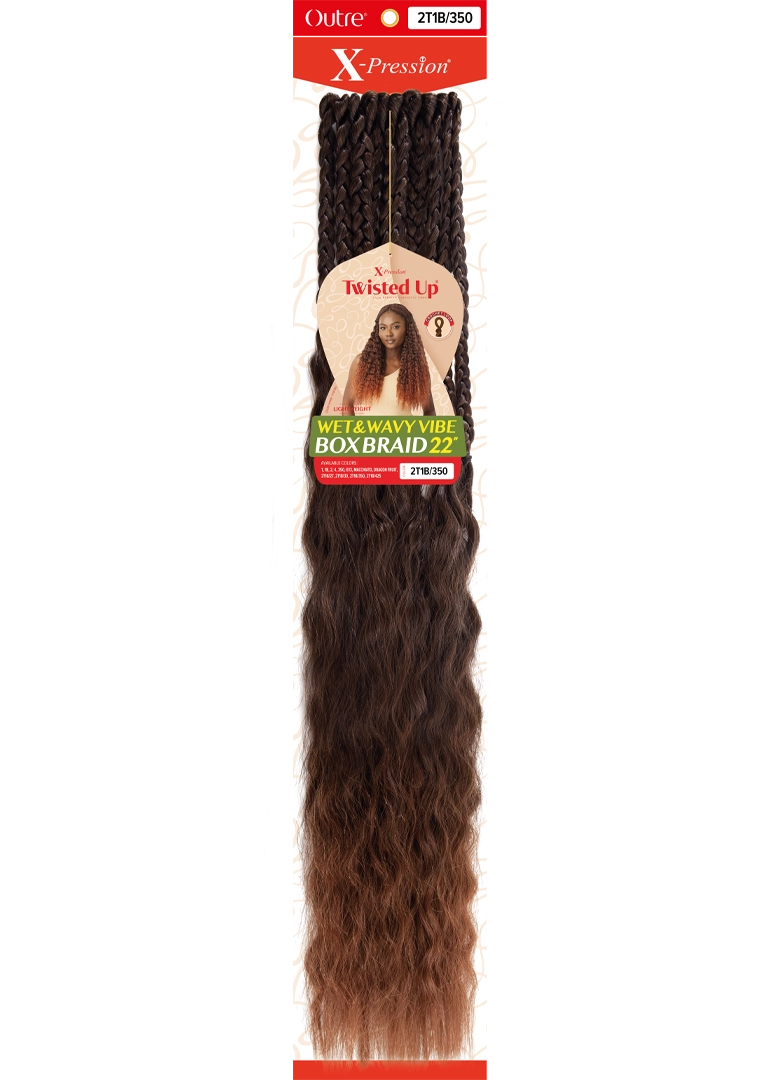 Outre X Pression Twisted Up Wet & Wavy Vibe Box Braid 22" – Elevate Styles