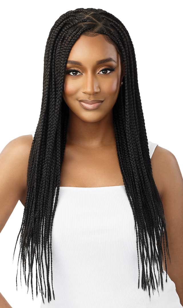 Outre 13"x 4" HD Pre-Braided Lace Front Wig Knotless Triangle Part ...