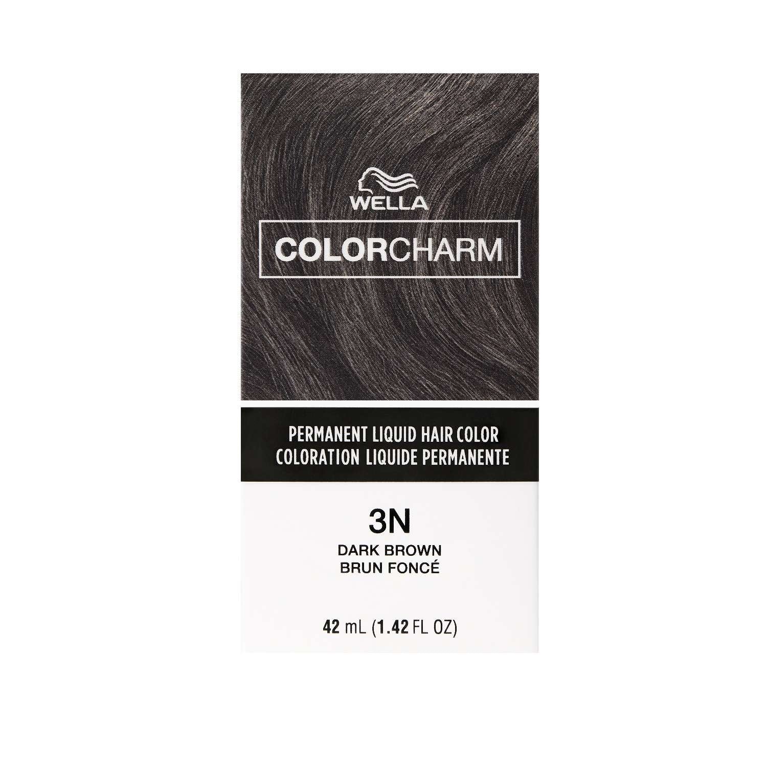 Wella Color Charm Permanent Liquid Hair Color 3N Dark Brown 1.42 oz ...