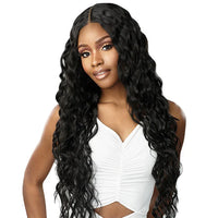 Sensationnel Butta Lace Human Hair Blend HD 5 Inch Deep Part Wig Loose ...