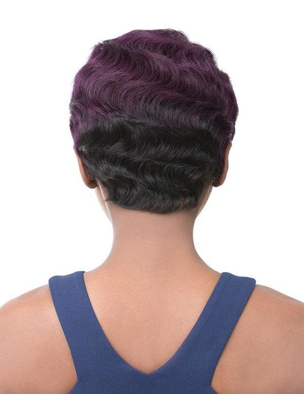 Its A Wig 100% Human Hair Finger Wave Bob Pixie Wig Nuna | Elevate Styles