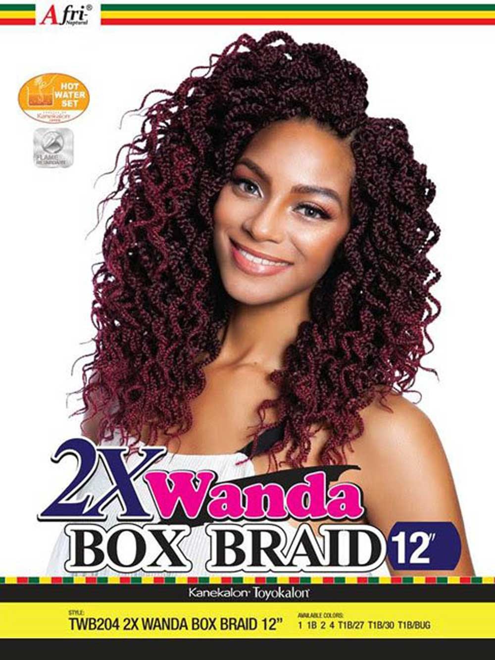 Mane Concept Afri Naptural 2x Wanda Box Braiding 12" TWB204 | Elevate ...