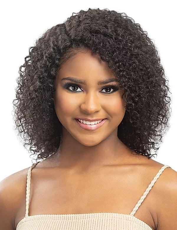 Sensual Vella Vella Brazilian 100% HH Wet & Wavy Lace Part Wig Bohemian ...